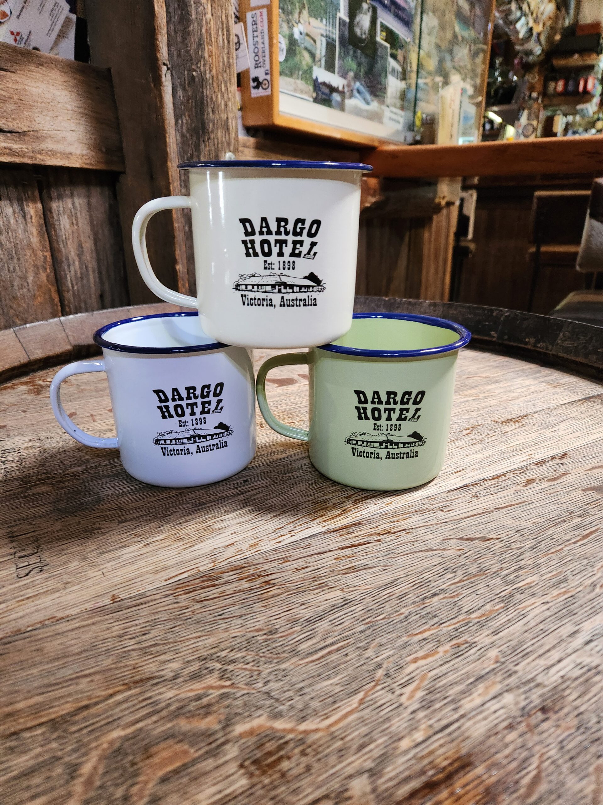 Enamel Mugs - Large - Dargo Hotel